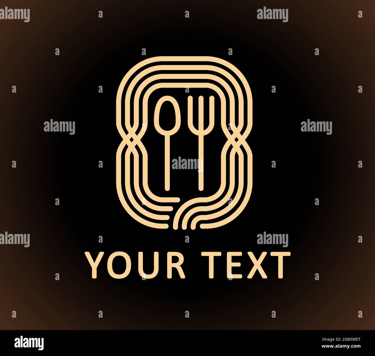 Italian pasta restaurant or bar. Ready logo Stock Vector Image & Art ...