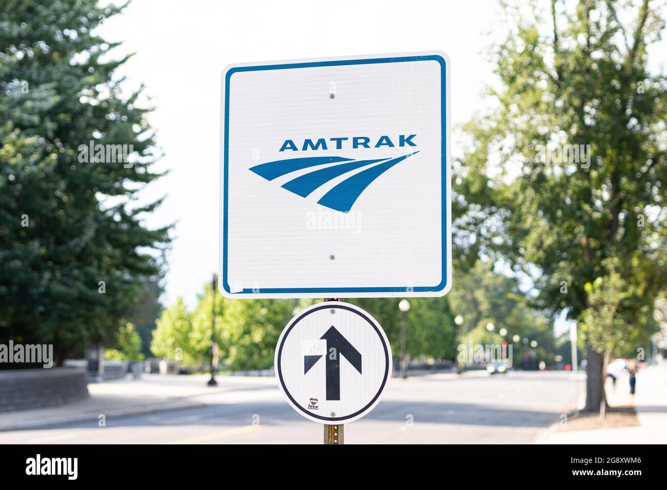 Amtrak symbol hi-res stock photography and images - Alamy