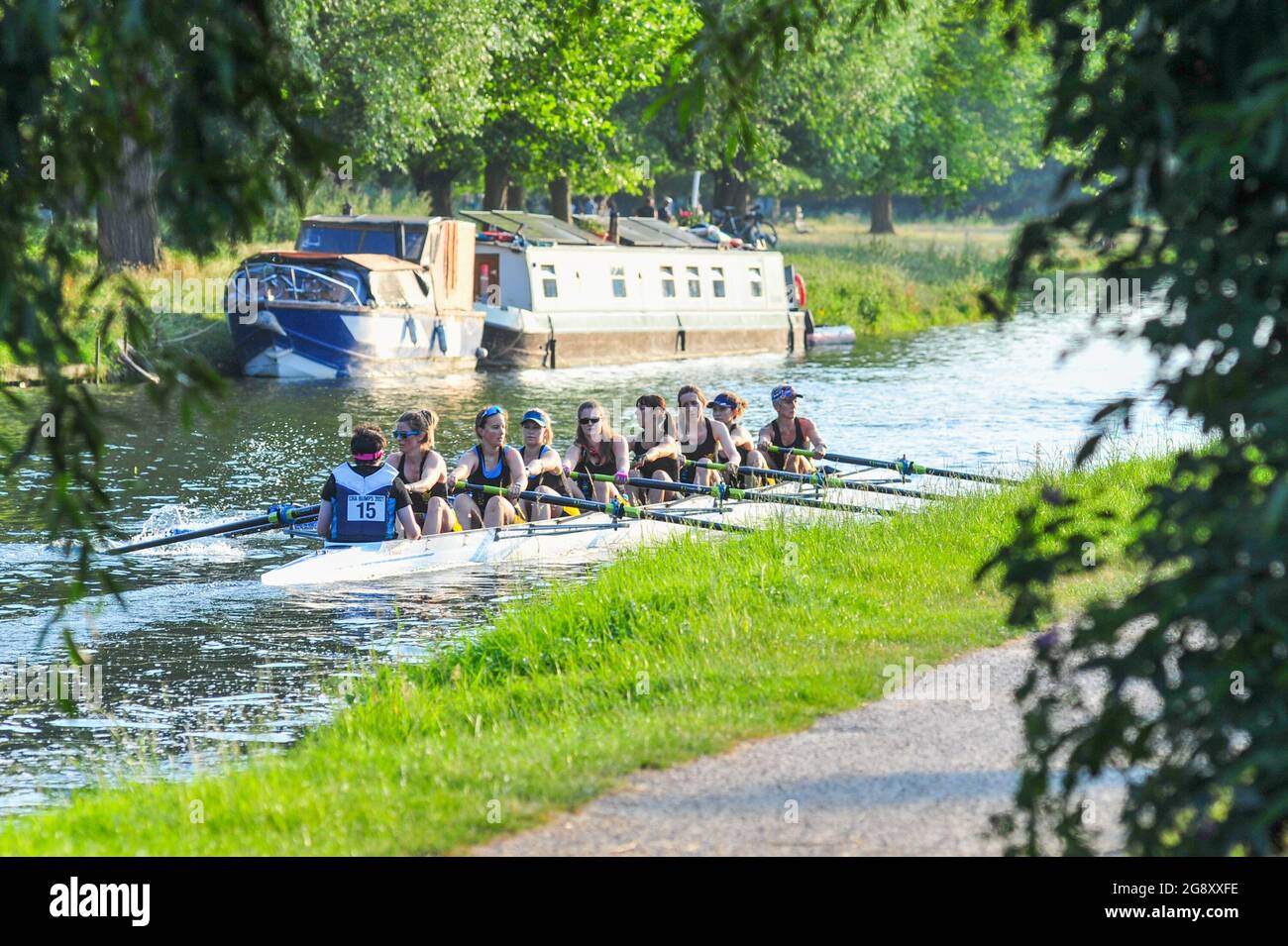 cambridge, Uk, England, 22-07-2021, Cambridge town bumps takes place ...