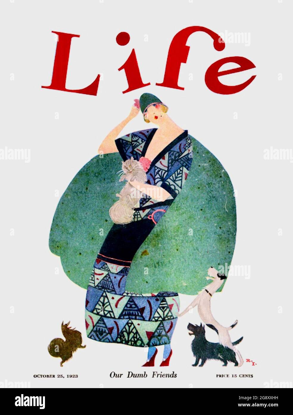 Life Magazine Cover artwork by Rea Irvin Stock Photo - Alamy