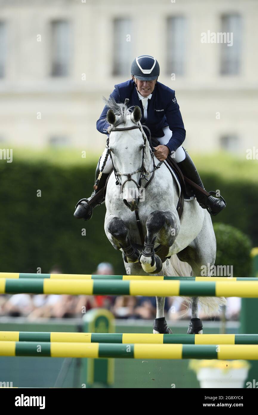 Roger Yves Bost riding Cassius Clay Vdv Z during the Masters Chantilly ...