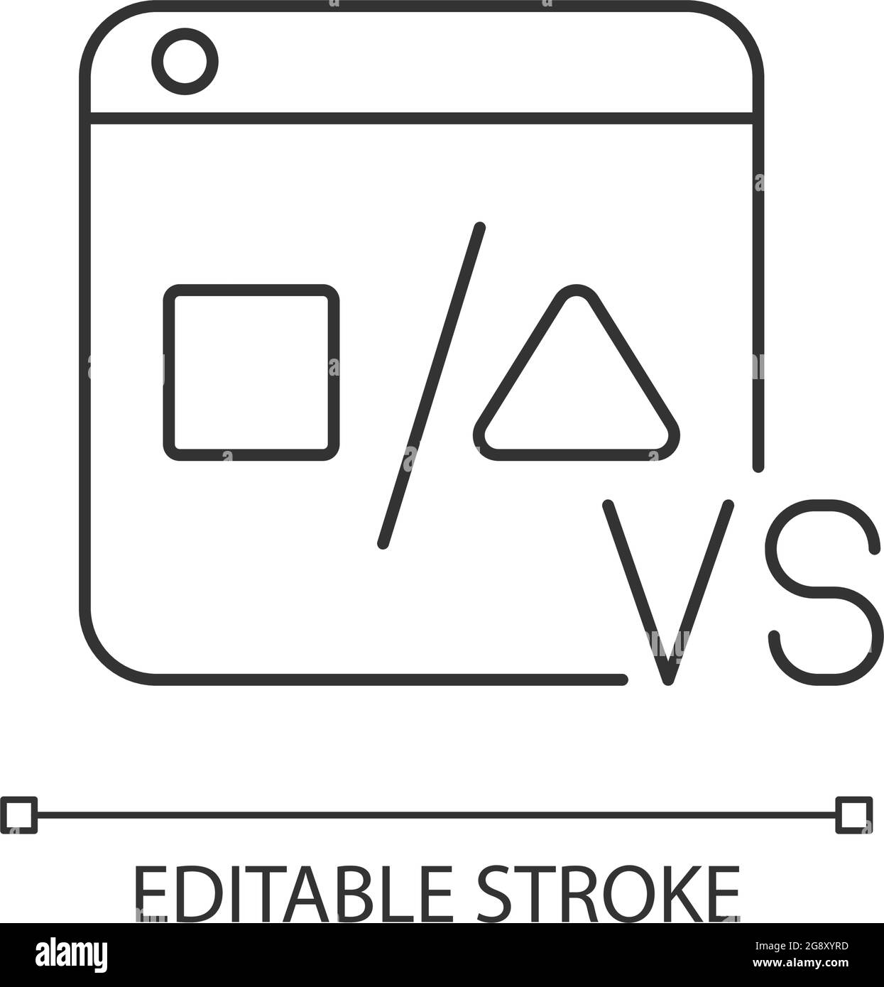 Comparison platforms linear icon Stock Vector Image & Art - Alamy Comparison platforms linear icon Stock Vector Image & Art - Alamy