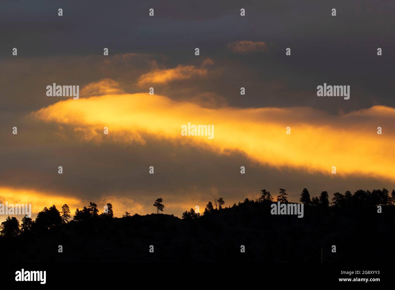 Ridge sunrise, Sweet Grass County, Montana Stock Photo - Alamy