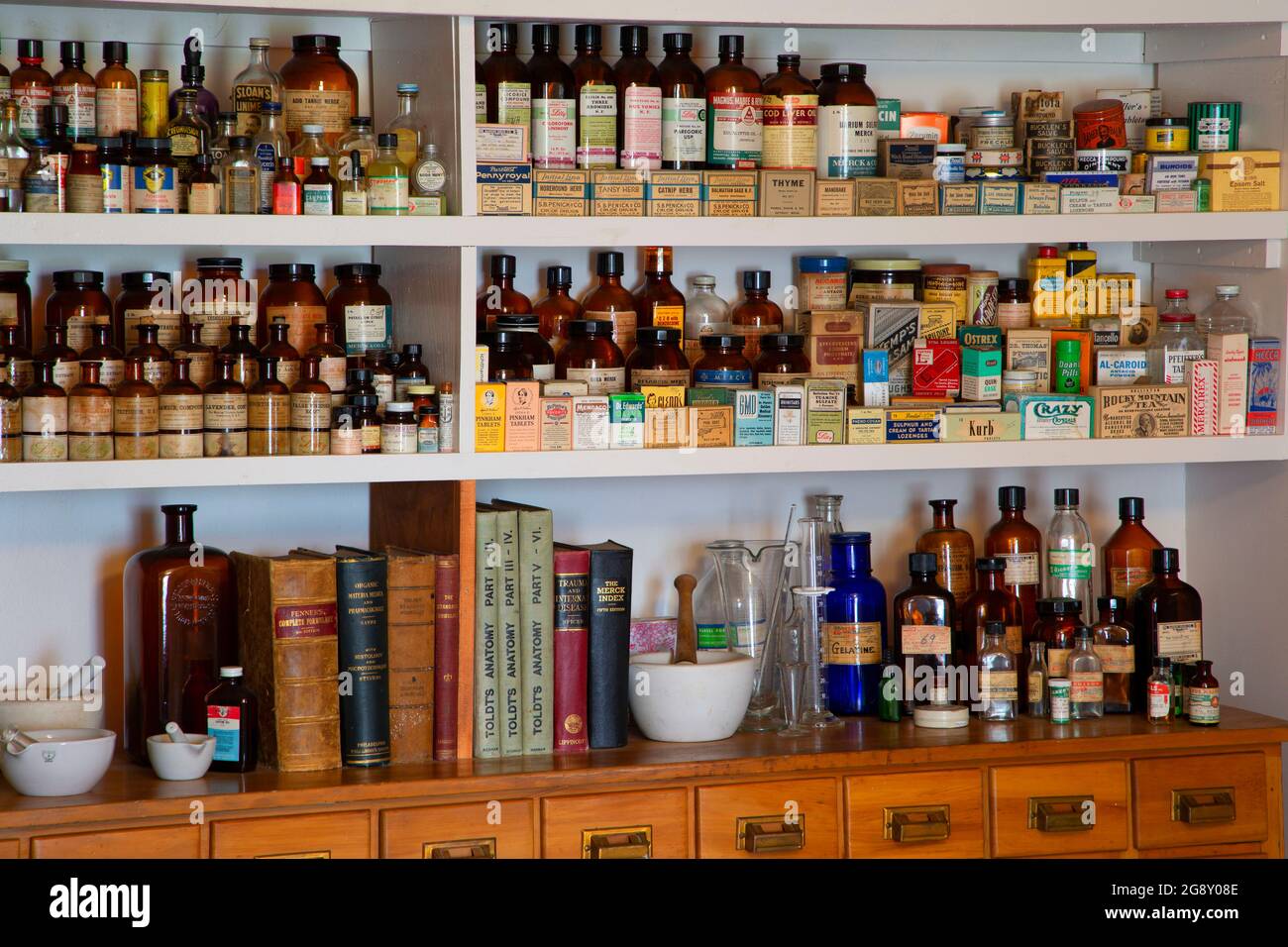 Doctor’s Building medicine bottles, Big Horn County Historical Museum ...