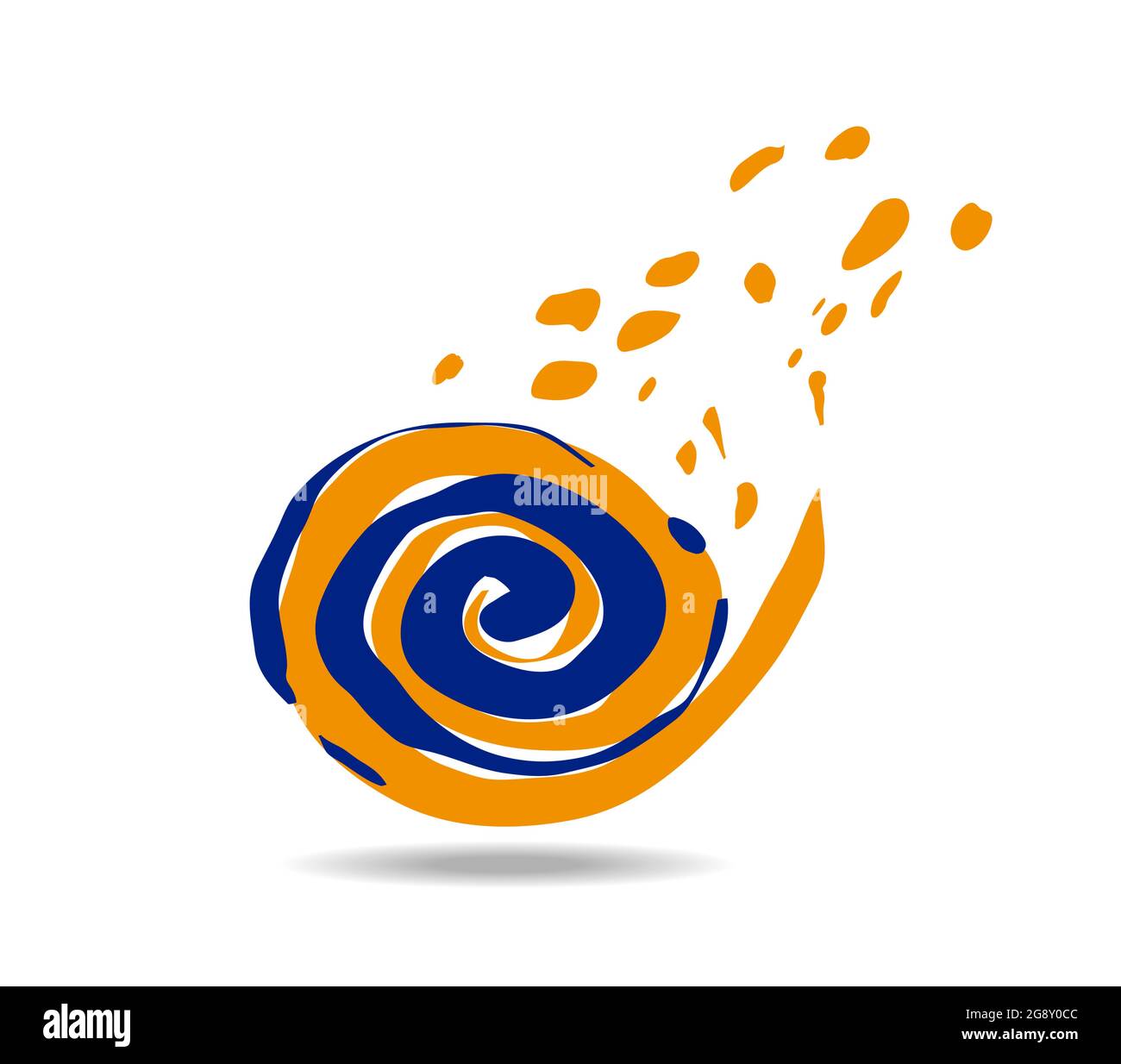 Pouring out the yellow of Stock Vector Images - Alamy