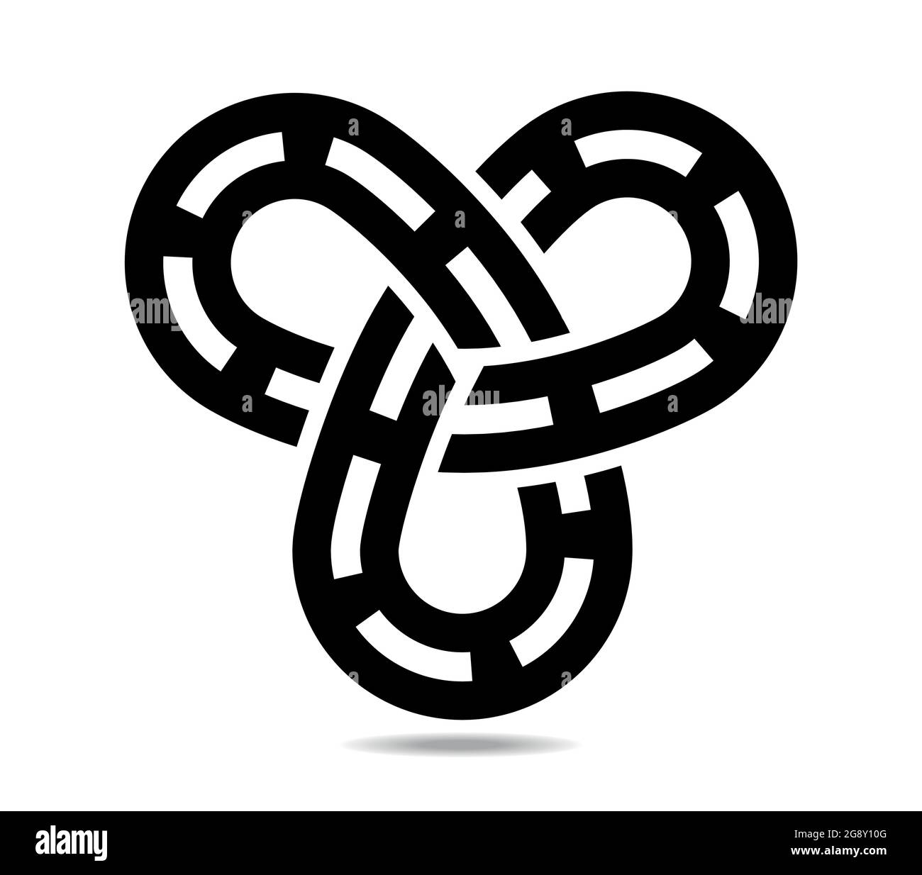 Infinite road Cut Out Stock Images & Pictures - Alamy