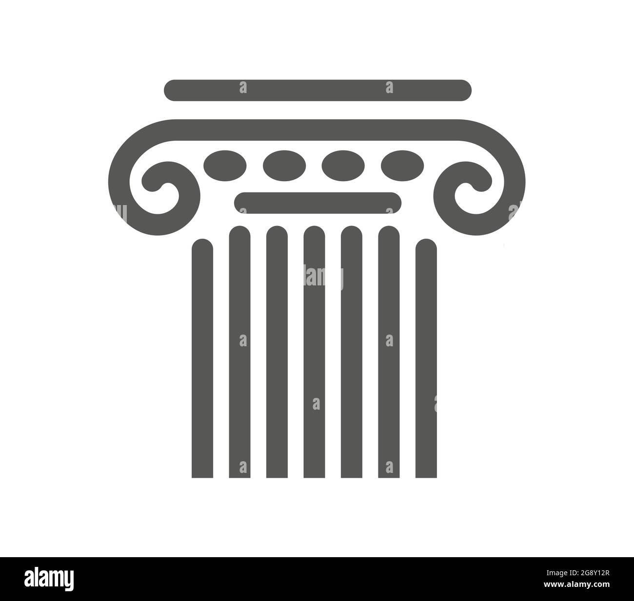 Head of an ancient column. Linear drawing Stock Vector Image & Art - Alamy