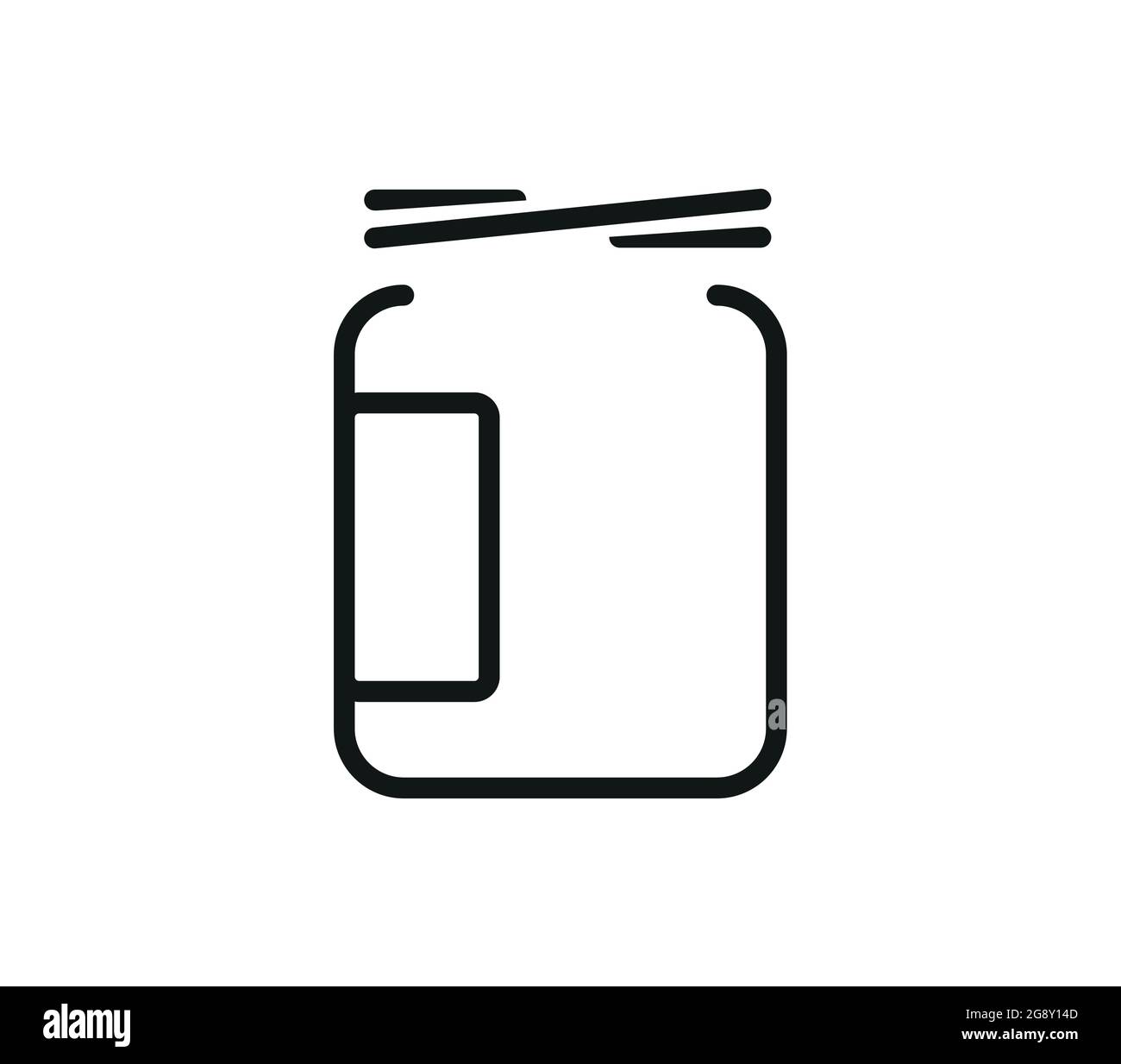 A Glass Jar Food Storage Stock Vector Image And Art Alamy