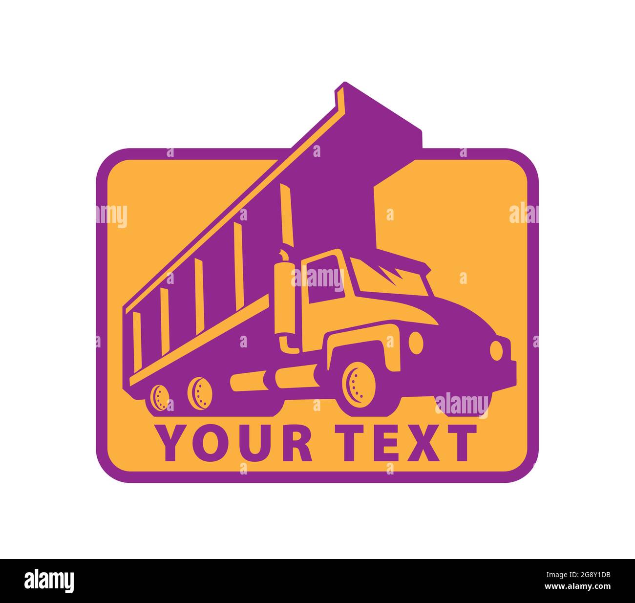 Outline of tipper Stock Vector Images - Alamy