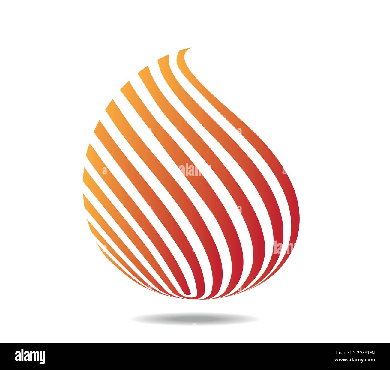 Fingerprint multiple parallel lines wound around a transparent ball or ...