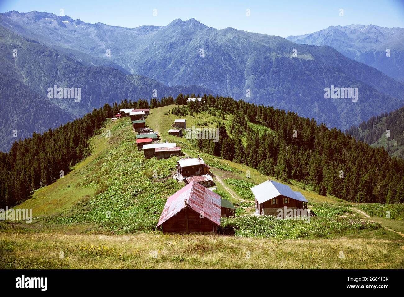 Turkey, Rize, Pokut Plateau, Natural Landscape Stock Photo - Alamy