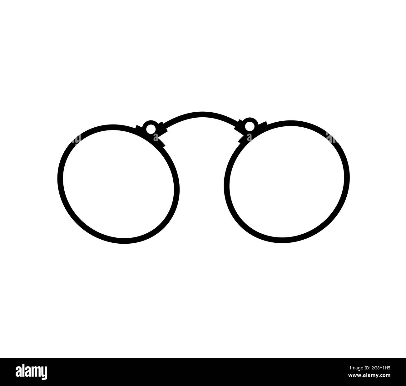 Vintage glasses Black and White Stock Photos & Images - Alamy