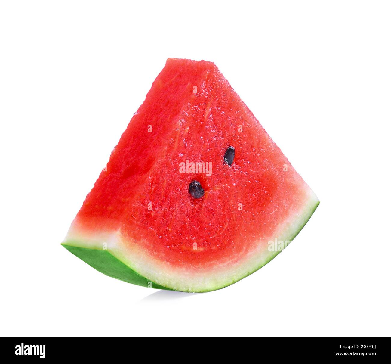 sliced fresh watermelon isolated on white background Stock Photo - Alamy