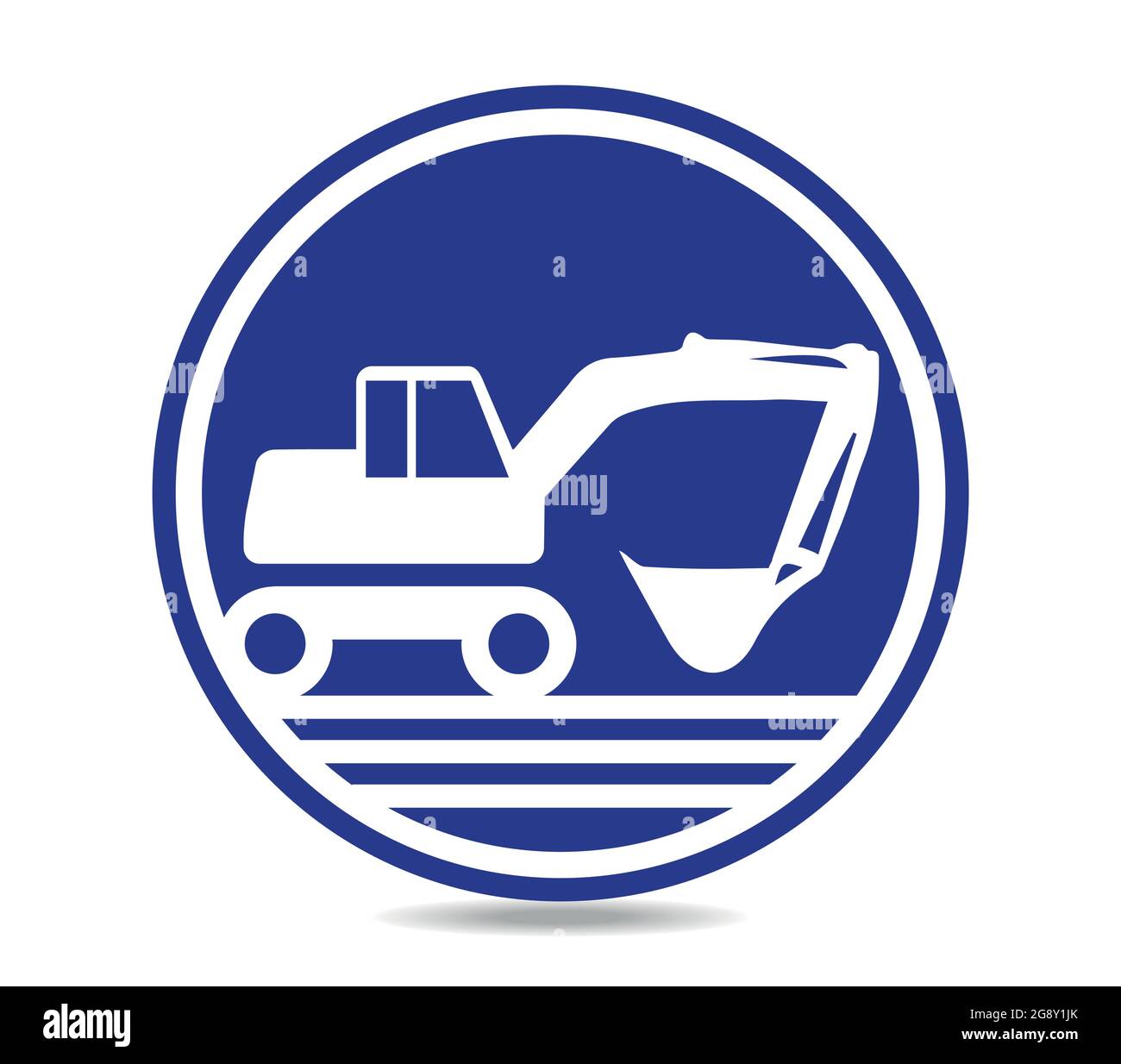 Excavator. Construction vehicle tipper truck Transport at the ...