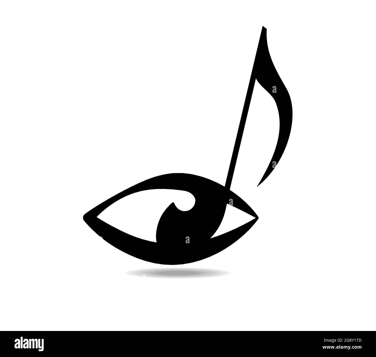 Human eye made of music note Stock Vector Image & Art - Alamy