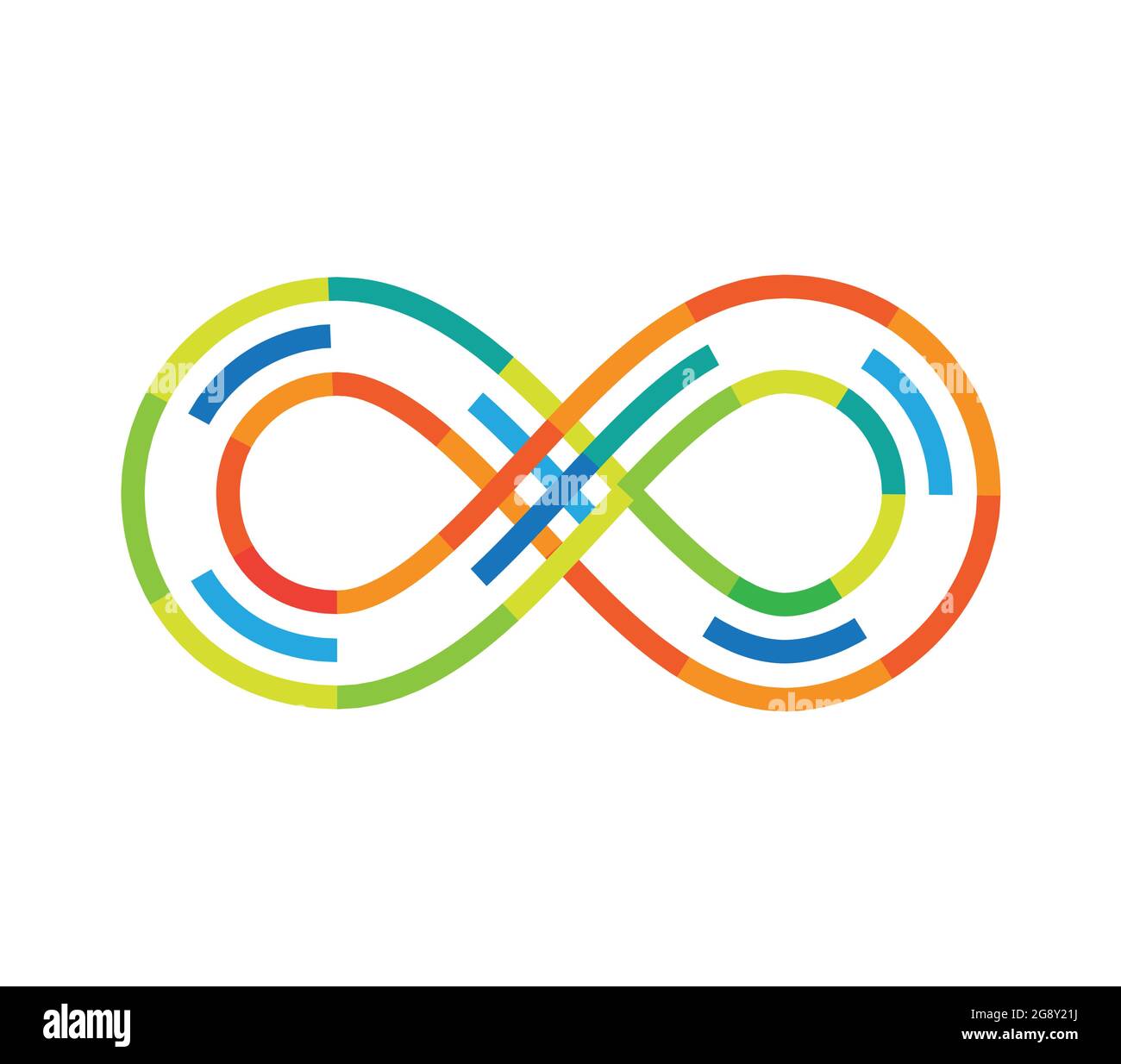 Infinite road Cut Out Stock Images & Pictures - Alamy