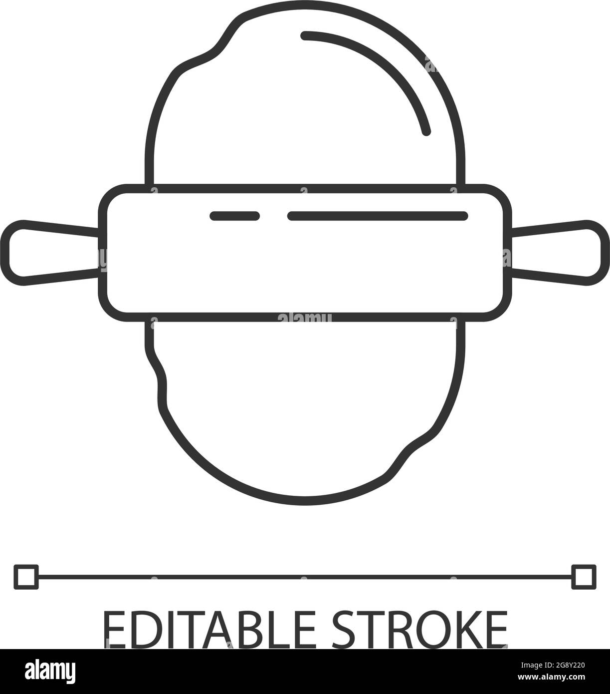 Roll out pastry Stock Vector Images - Alamy