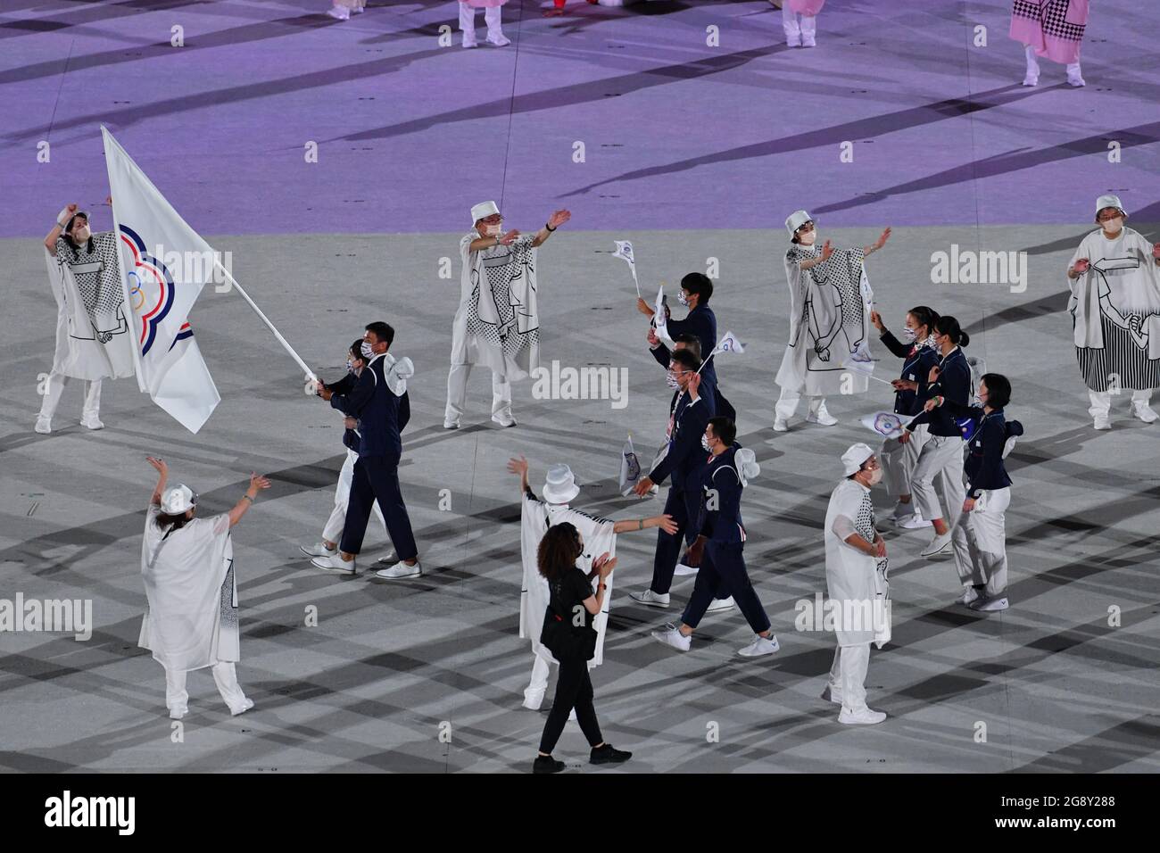 Chinese Taipei delegation (TPE), JULY 23, 2021 : Tokyo 2020 Olympic ...