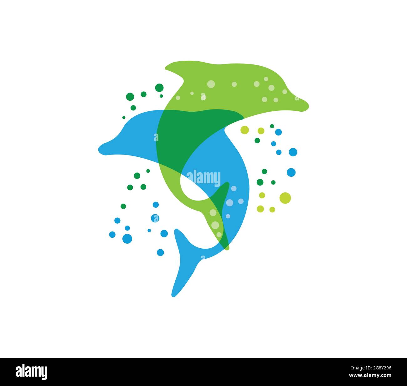 Cartoon dolphin jumping out water hi-res stock photography and images ...