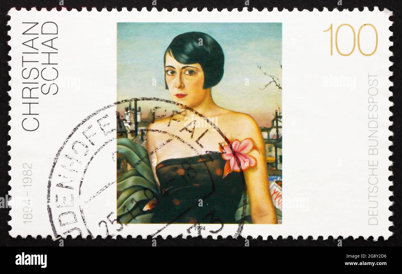 GERMANY - CIRCA 1994: a stamp printed in the Germany shows Maika ...