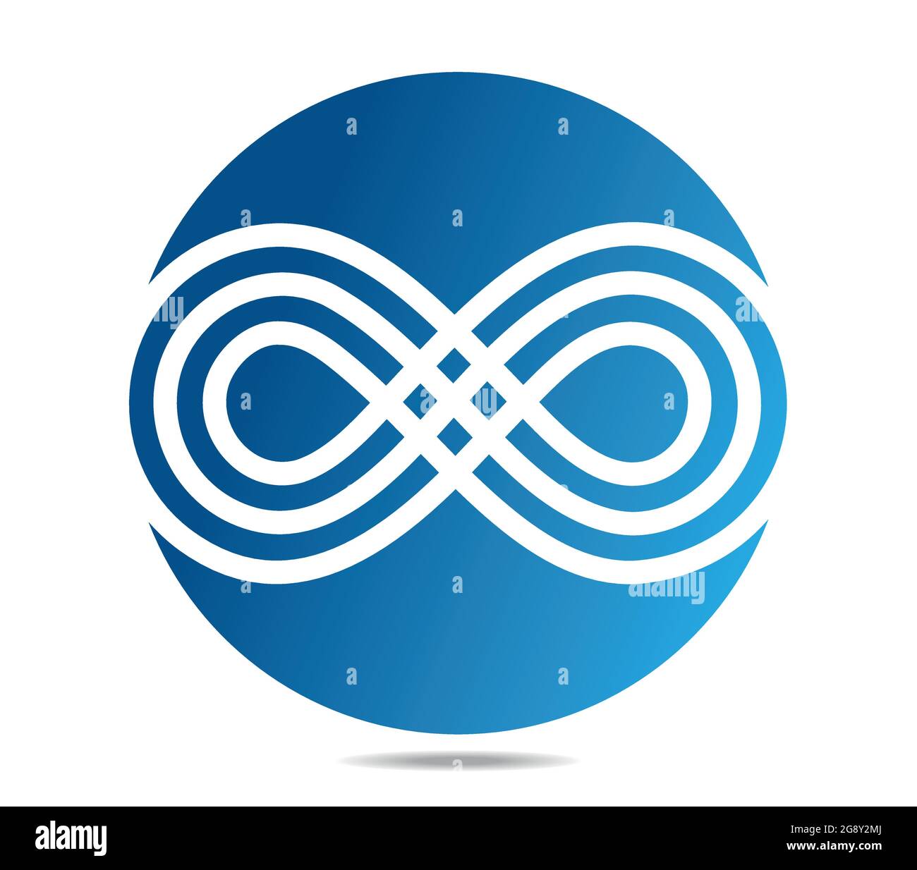 The symbol of infinity in black background Cut Out Stock Images ...