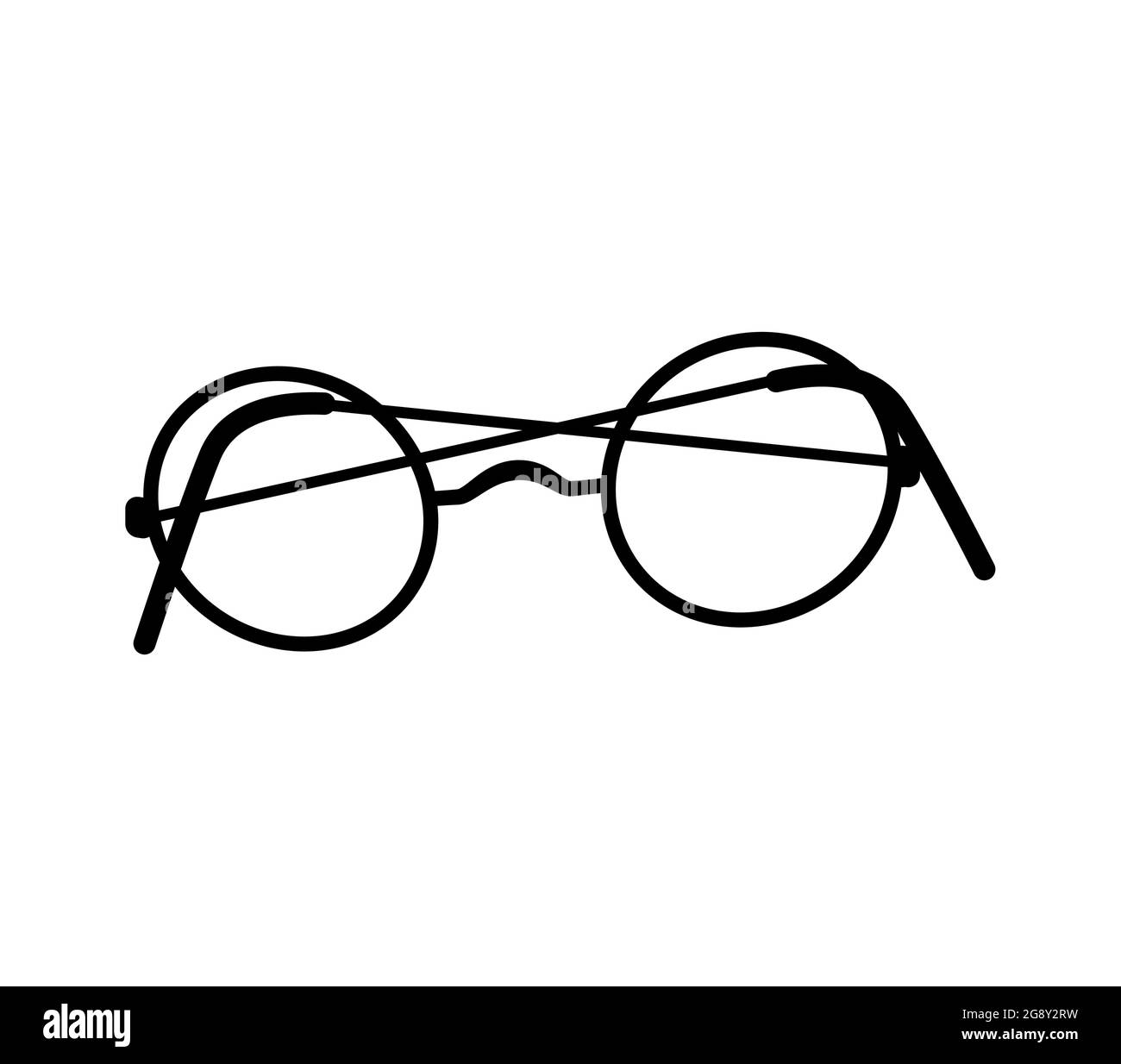 Old Fashioned Glasses Vintage Glasses Stock Vector Image And Art Alamy