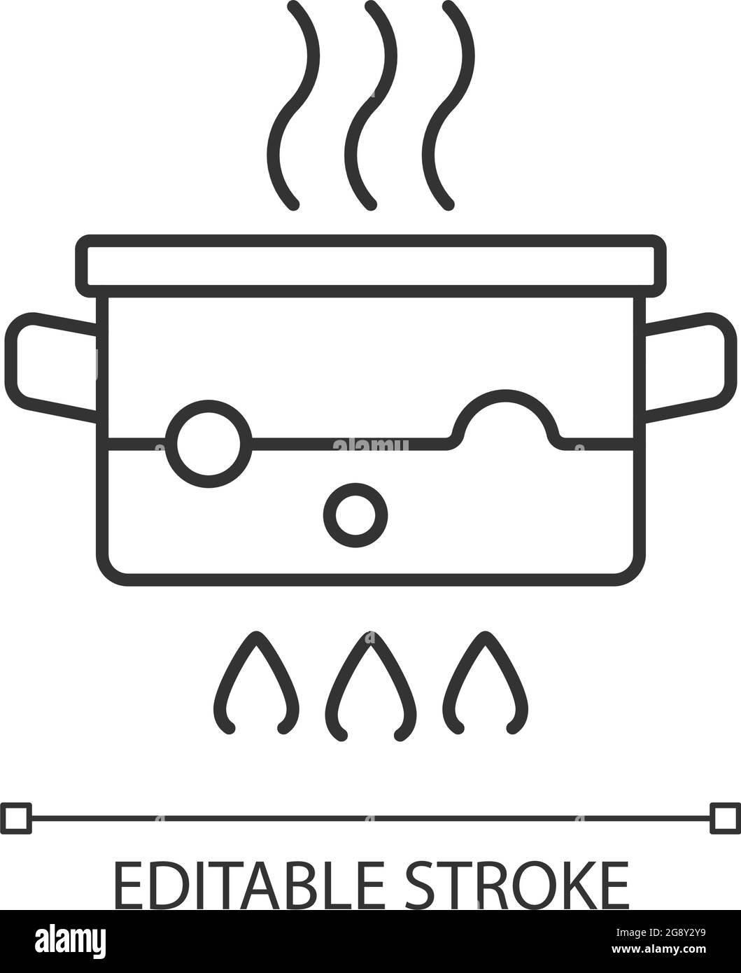 Simmering food Stock Vector Images - Alamy