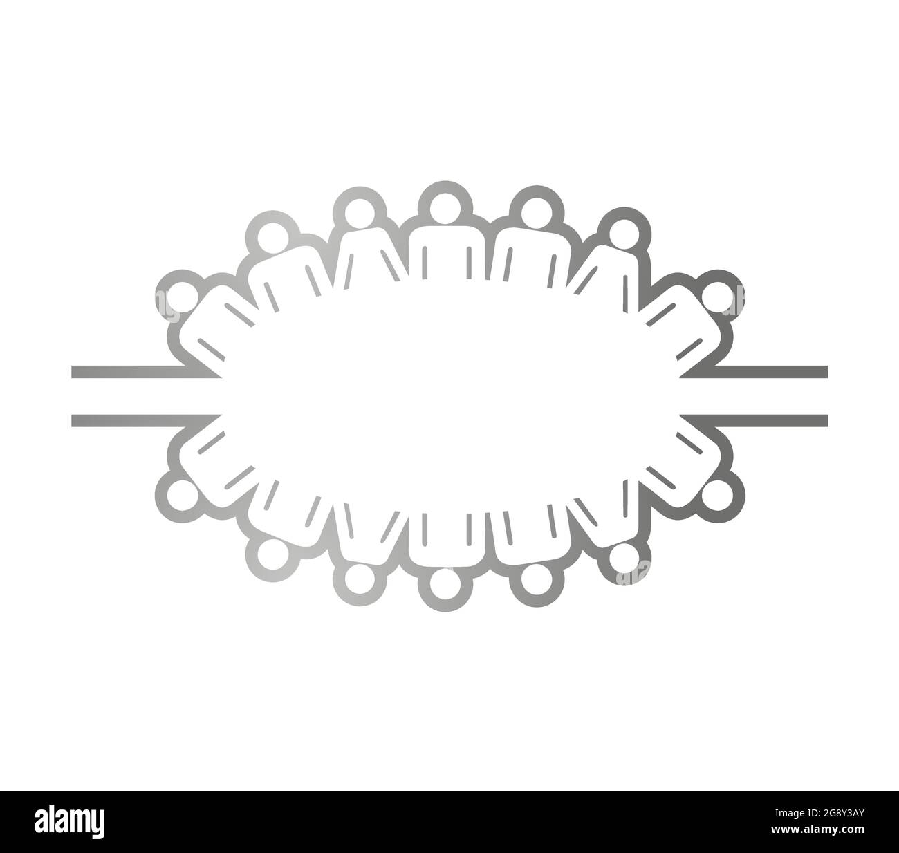 People sitting around the table. Board meeting Stock Vector Image & Art ...
