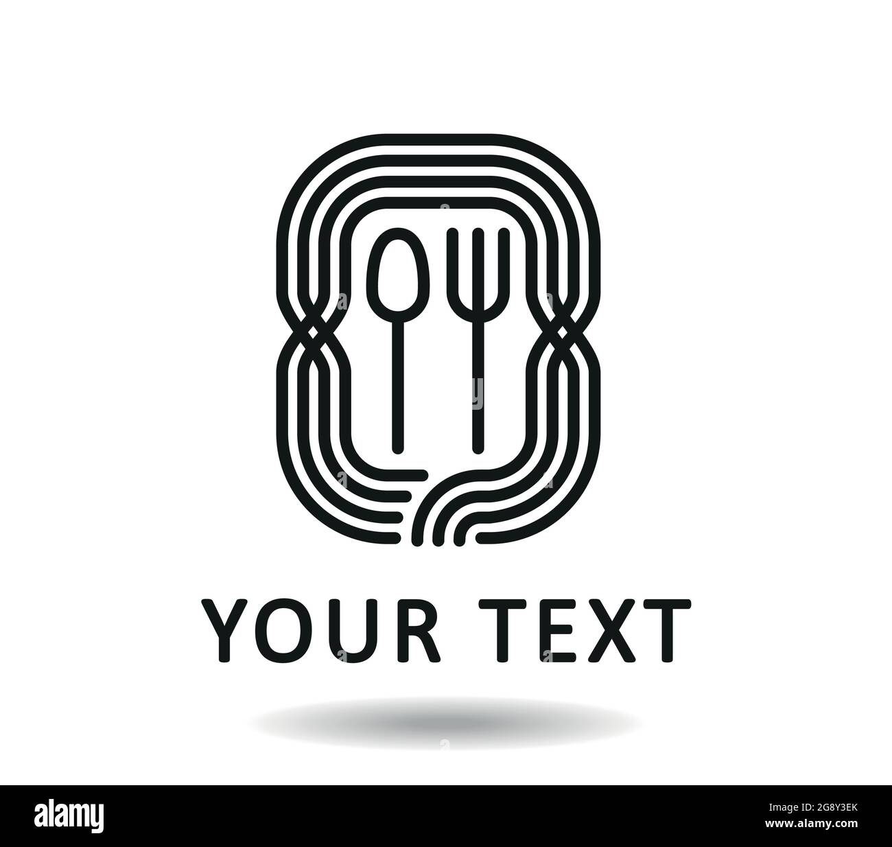 Italian pasta restaurant or bar. Ready logo Stock Vector Image & Art ...