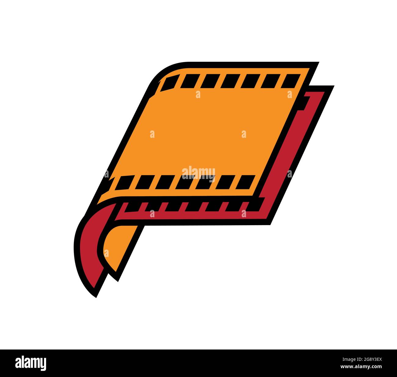 Film roll fire Stock Vector Images - Alamy