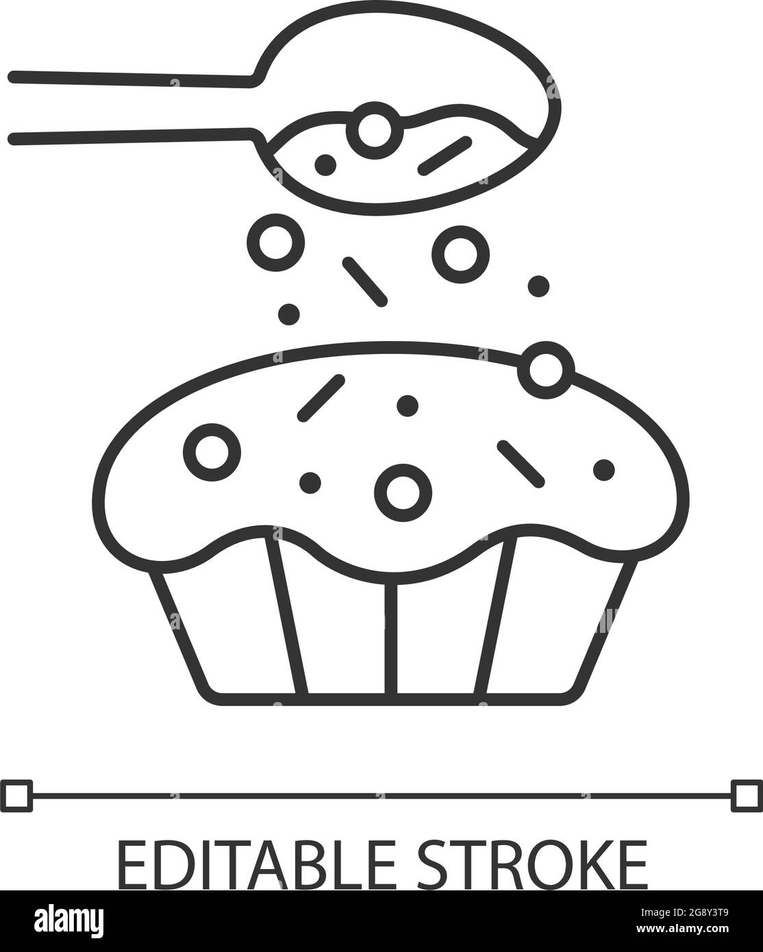 Sprinkle confetti Black and White Stock Photos & Images - Alamy