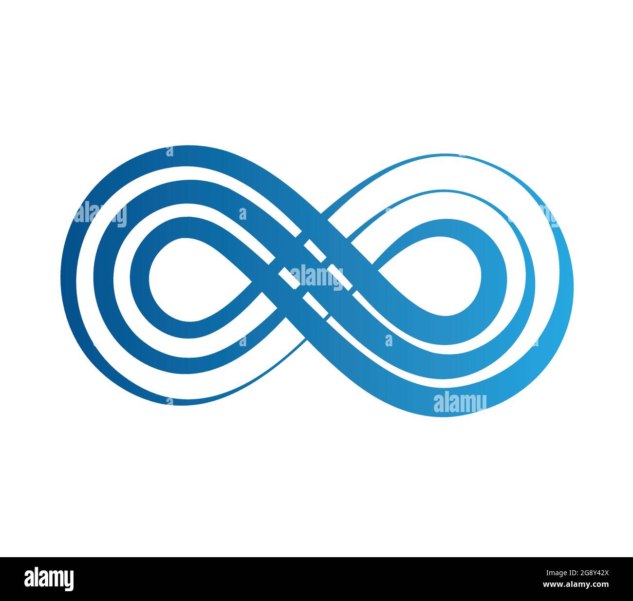 Simple looping lines Stock Vector Images - Alamy