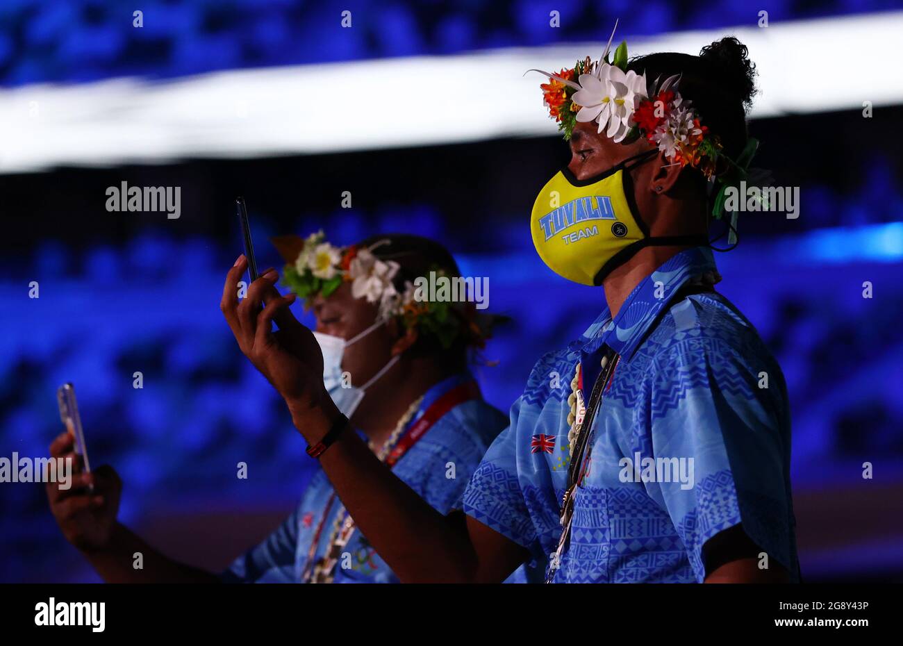 Athletes Parade In Olympics Stadium High Resolution Stock Photography ...