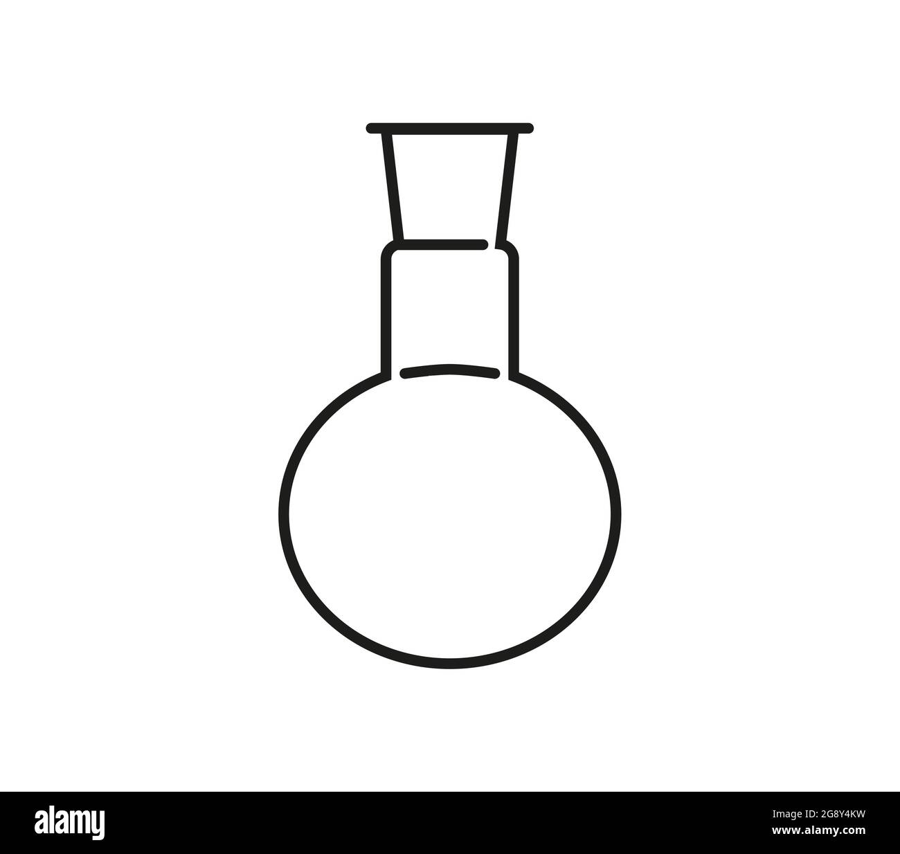Laboratory vessel, glass beaker bowl Stock Vector Image & Art - Alamy