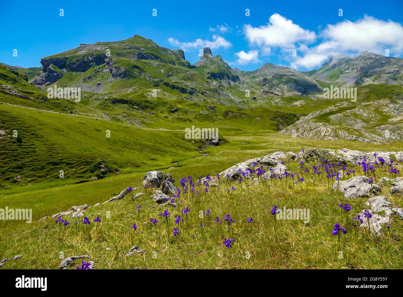 The Col du Pourtalet, French Spanish border, Panticosa, Huesca, Spain ...