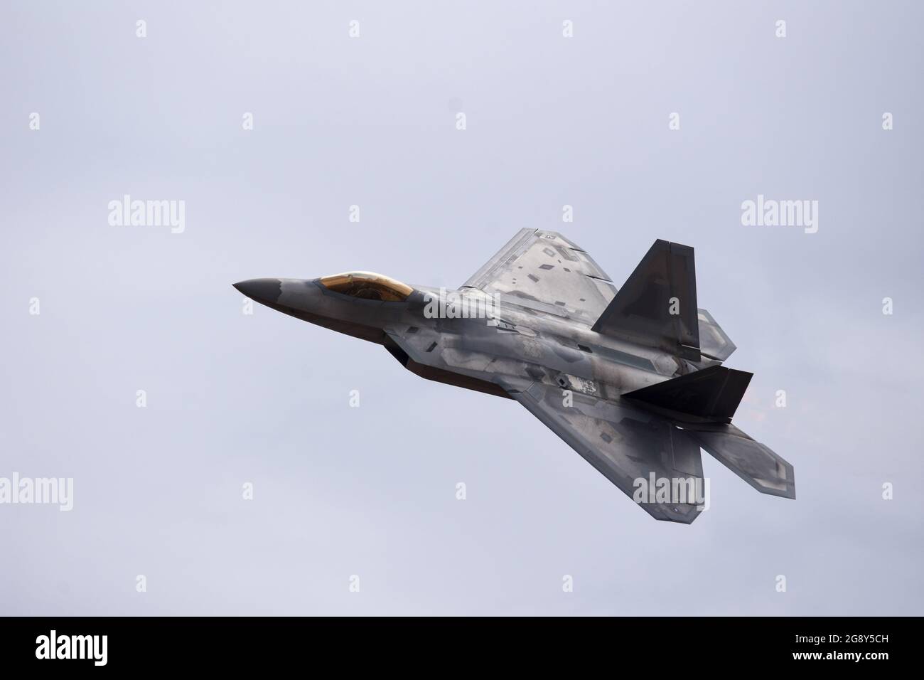 AVALON AIRPORT, AUSTRALIA - Jun 09, 2018: A fighter jet tlitting its ...