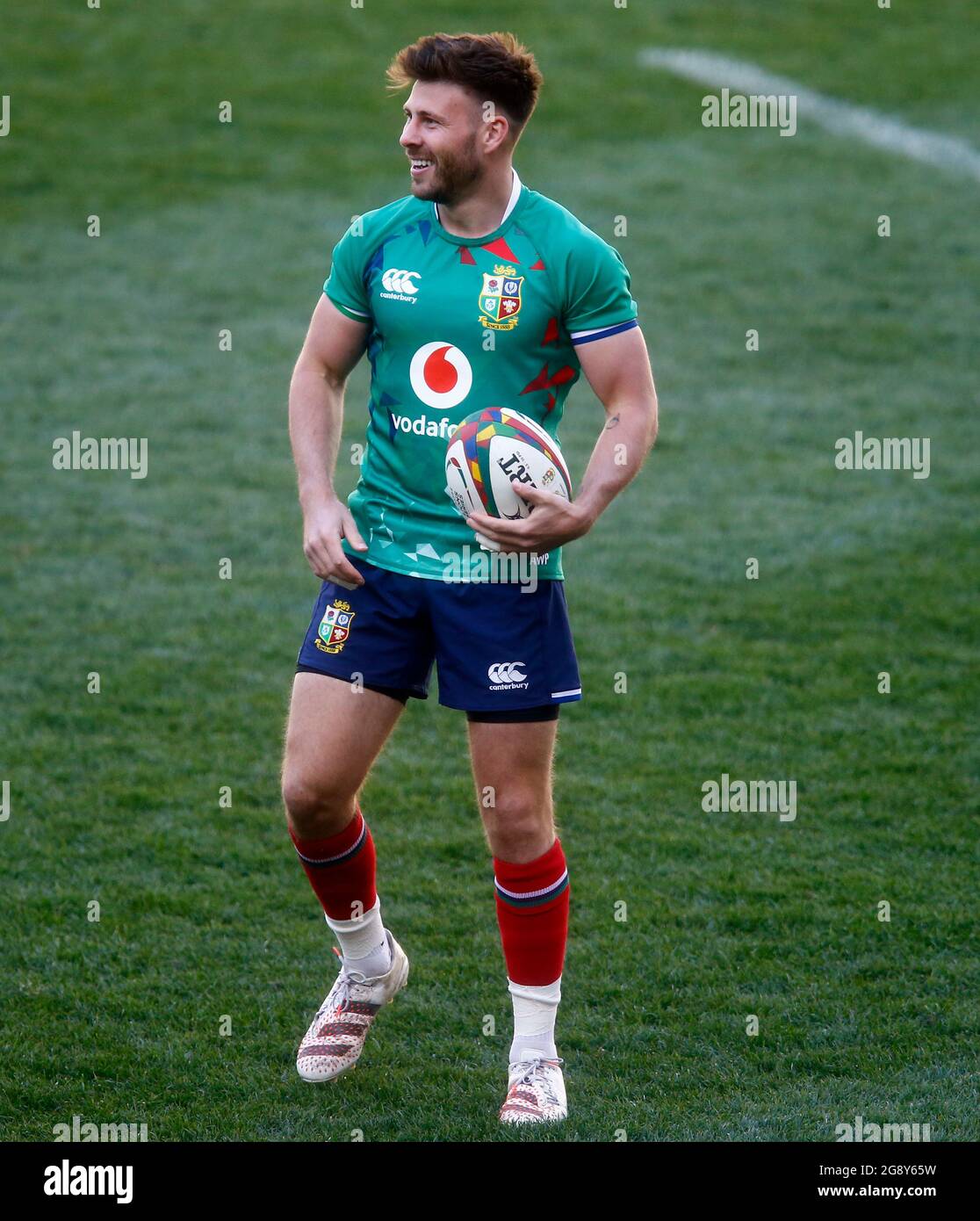 Ali Price of the British & Irish Lions during the captains run at the ...