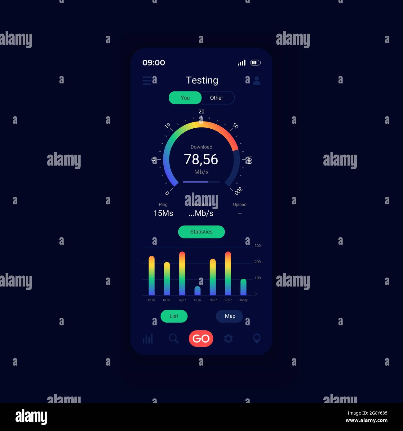 Testing track Stock Vector Images - Alamy