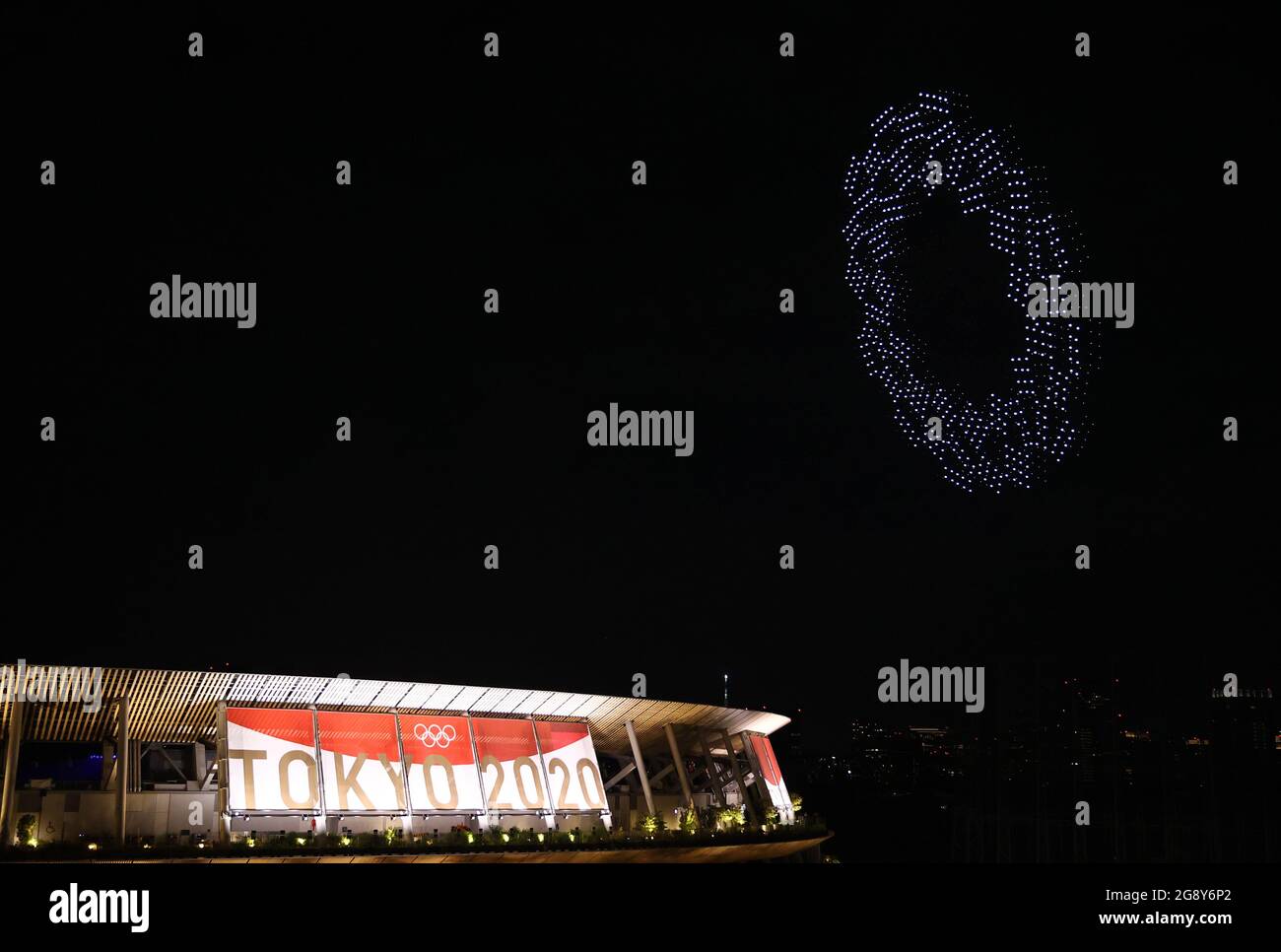 Olympic ceremony drone hi-res stock photography and images - Alamy