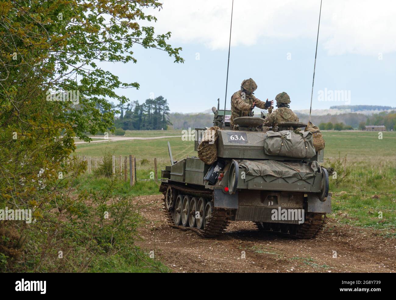 british army FV107 Scimitar armoured tracked military reconnaissance ...