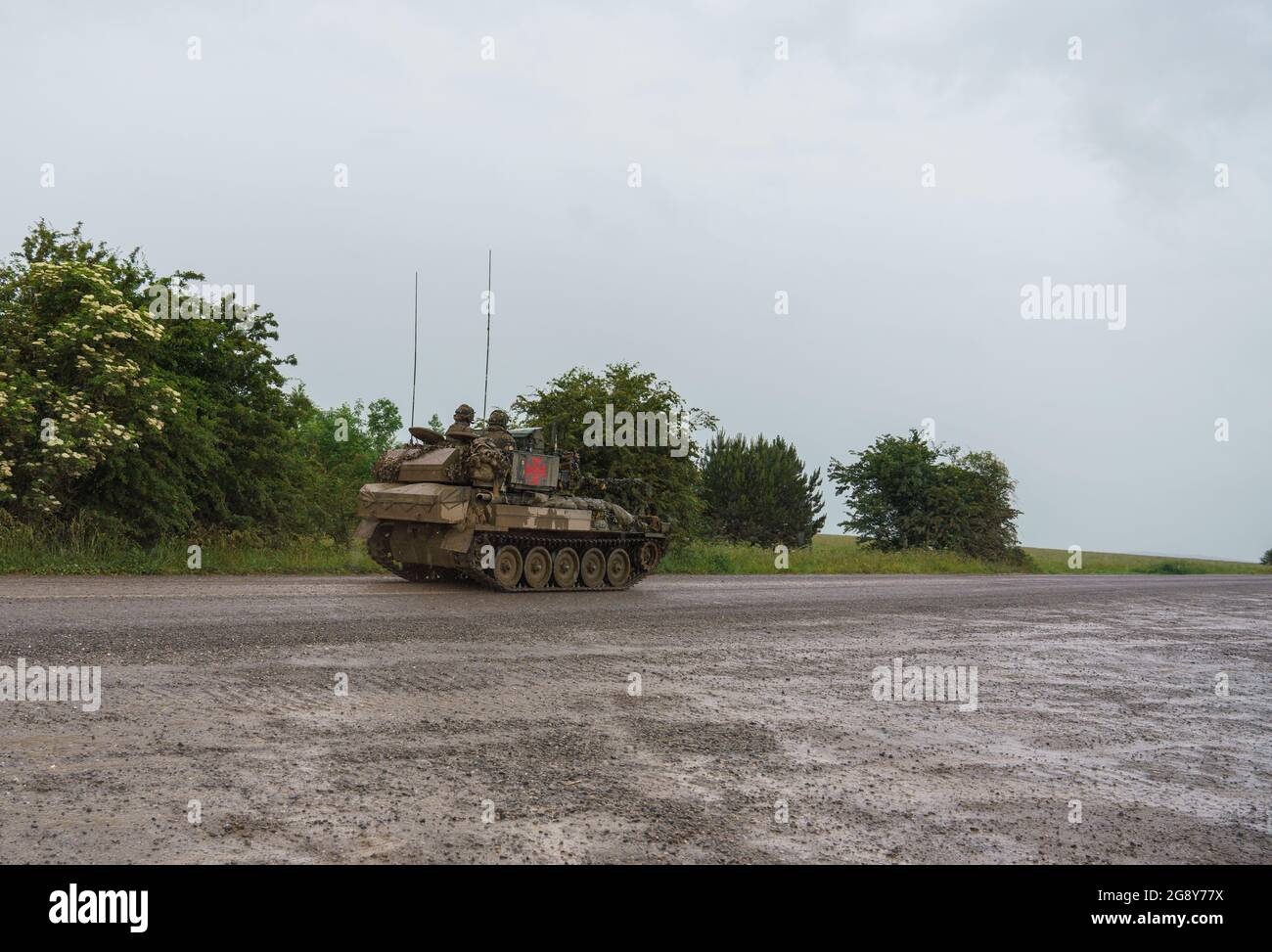 british army FV107 Scimitar armoured tracked military reconnaissance ...