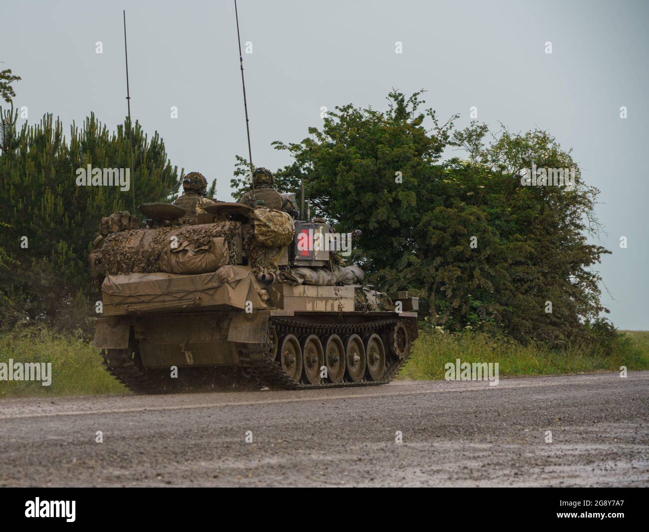 british army FV107 Scimitar armoured tracked military reconnaissance ...