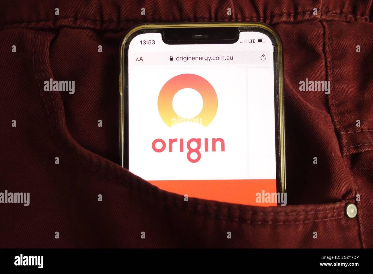 Origin energy logo hi-res stock photography and images - Alamy