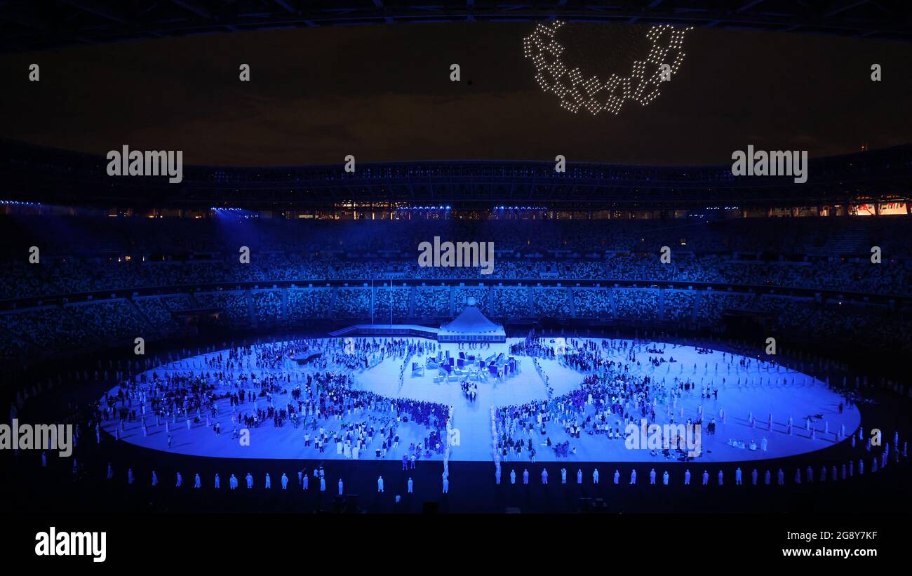 Tokyo 2020 opening ceremony hi-res stock photography and images - Alamy