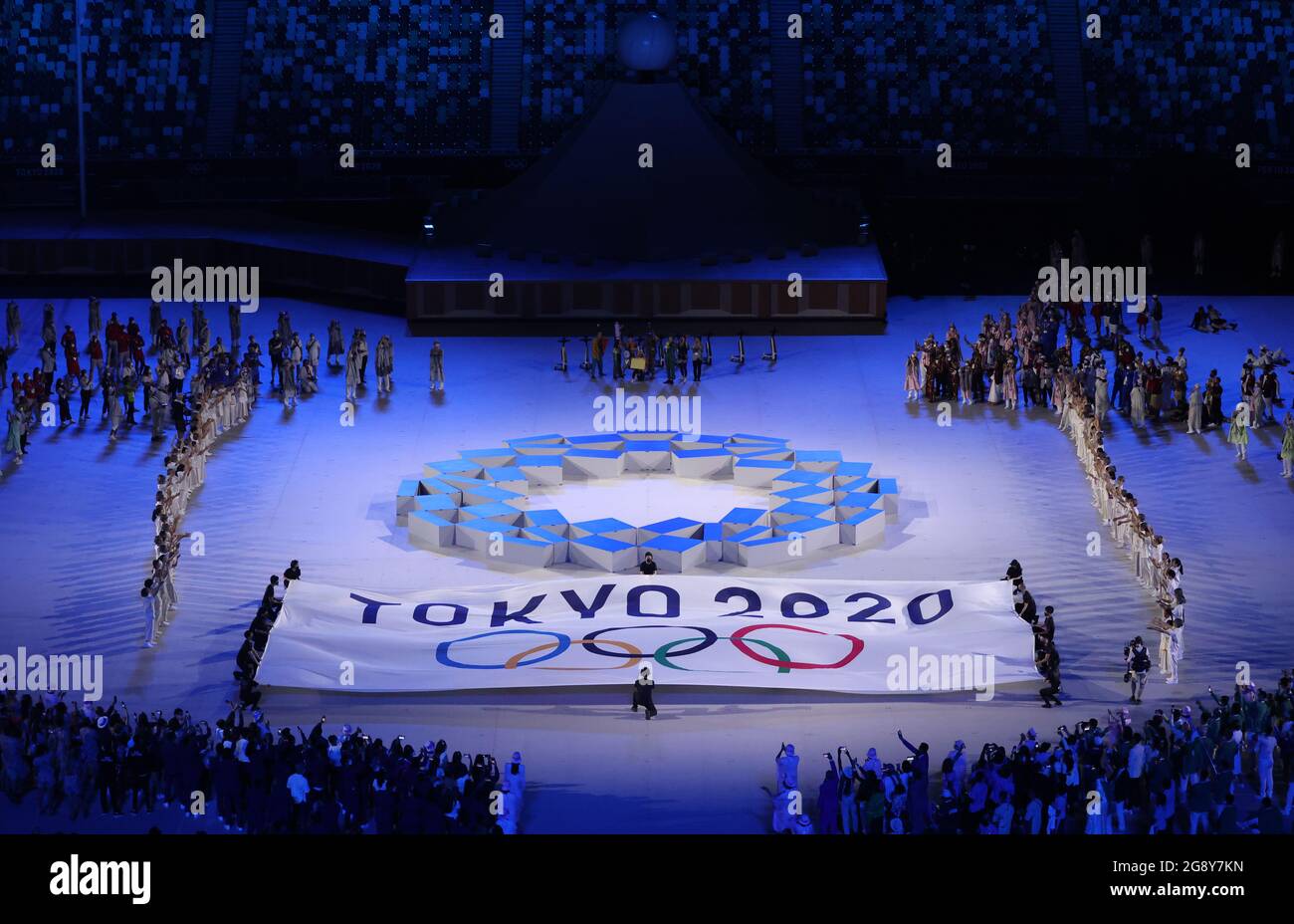 Tokyo 2020 opening ceremony hi-res stock photography and images - Alamy