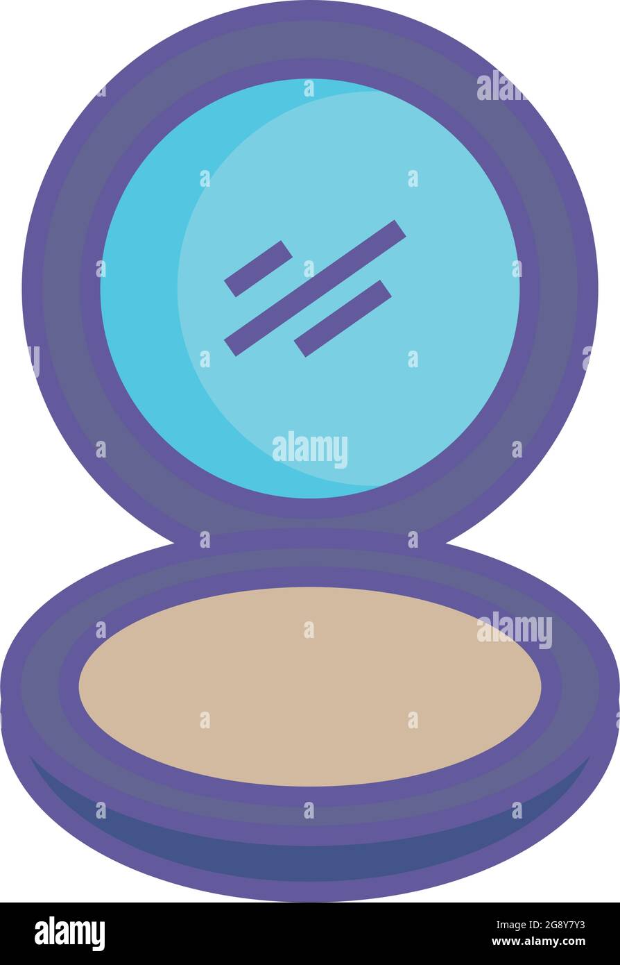 powder with mirror Stock Vector Image & Art - Alamy