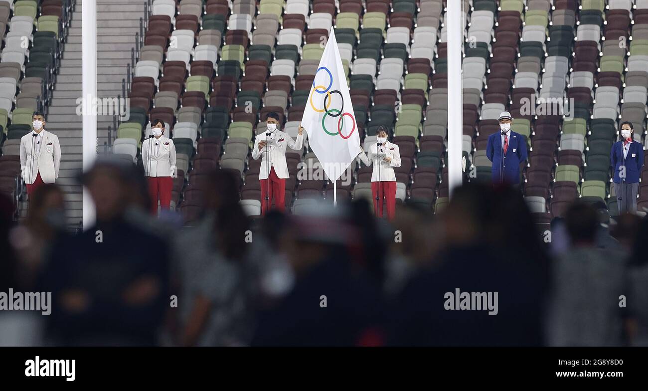 Tokyo, Japan. 23rd July, 2021. Representative of athletes, officials ...