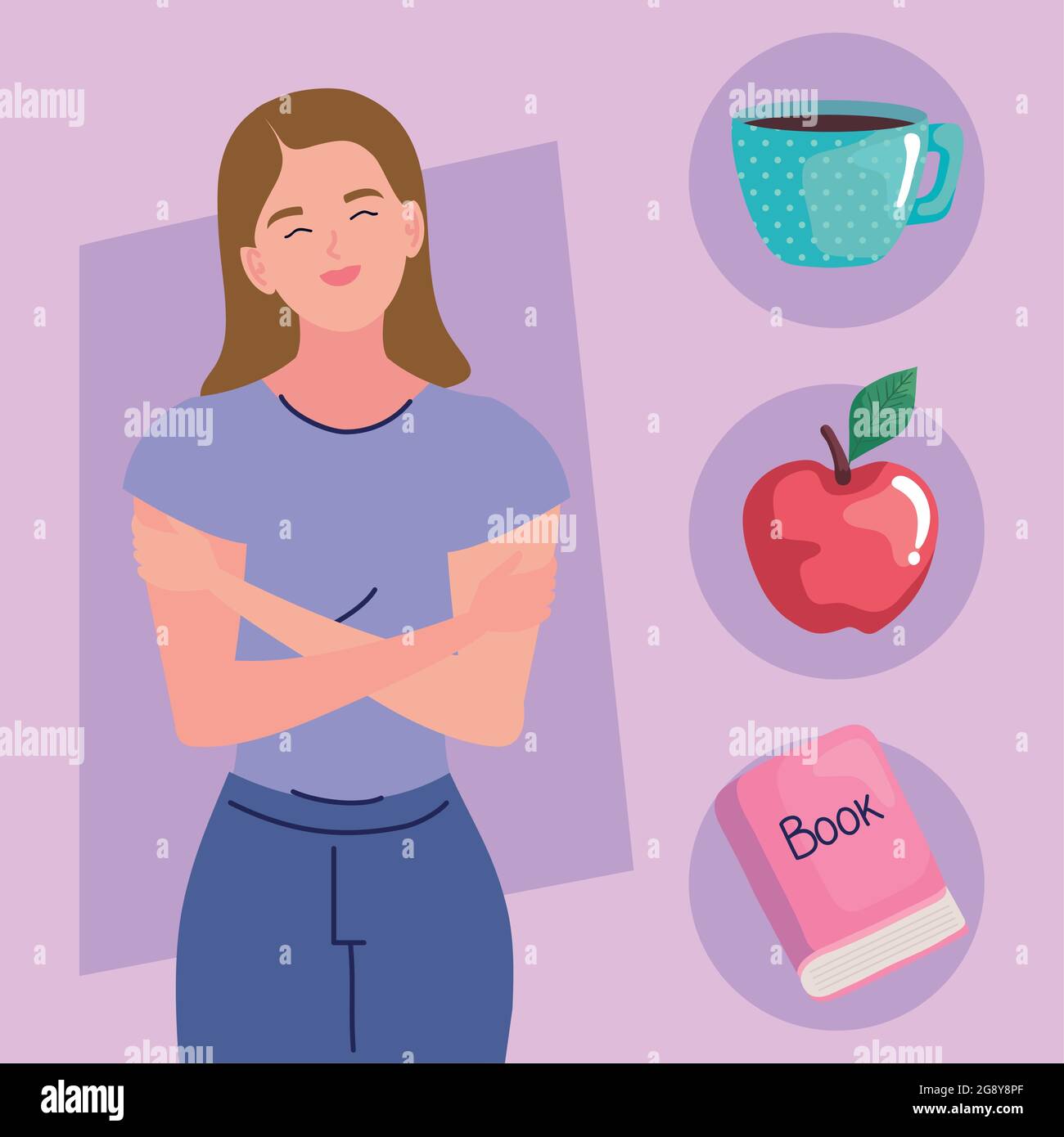 girl and yourself icons Stock Vector Image & Art - Alamy