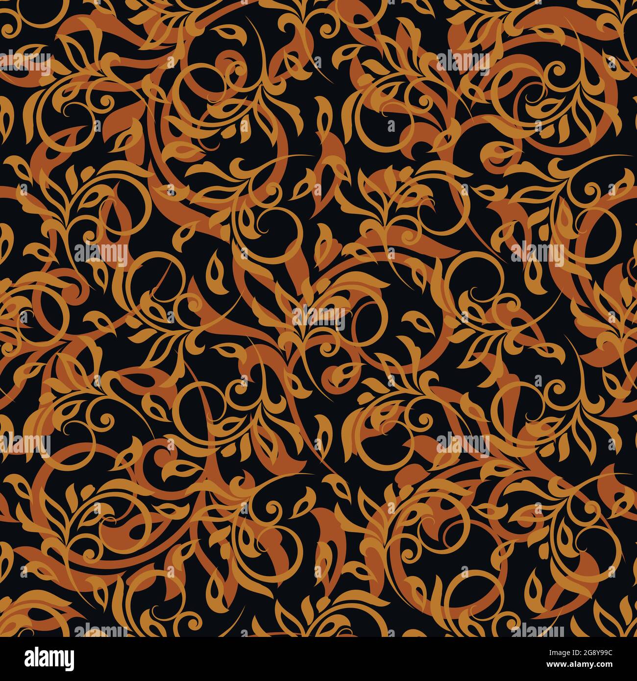 Seamless vector gold pattern Stock Vector Image & Art - Alamy