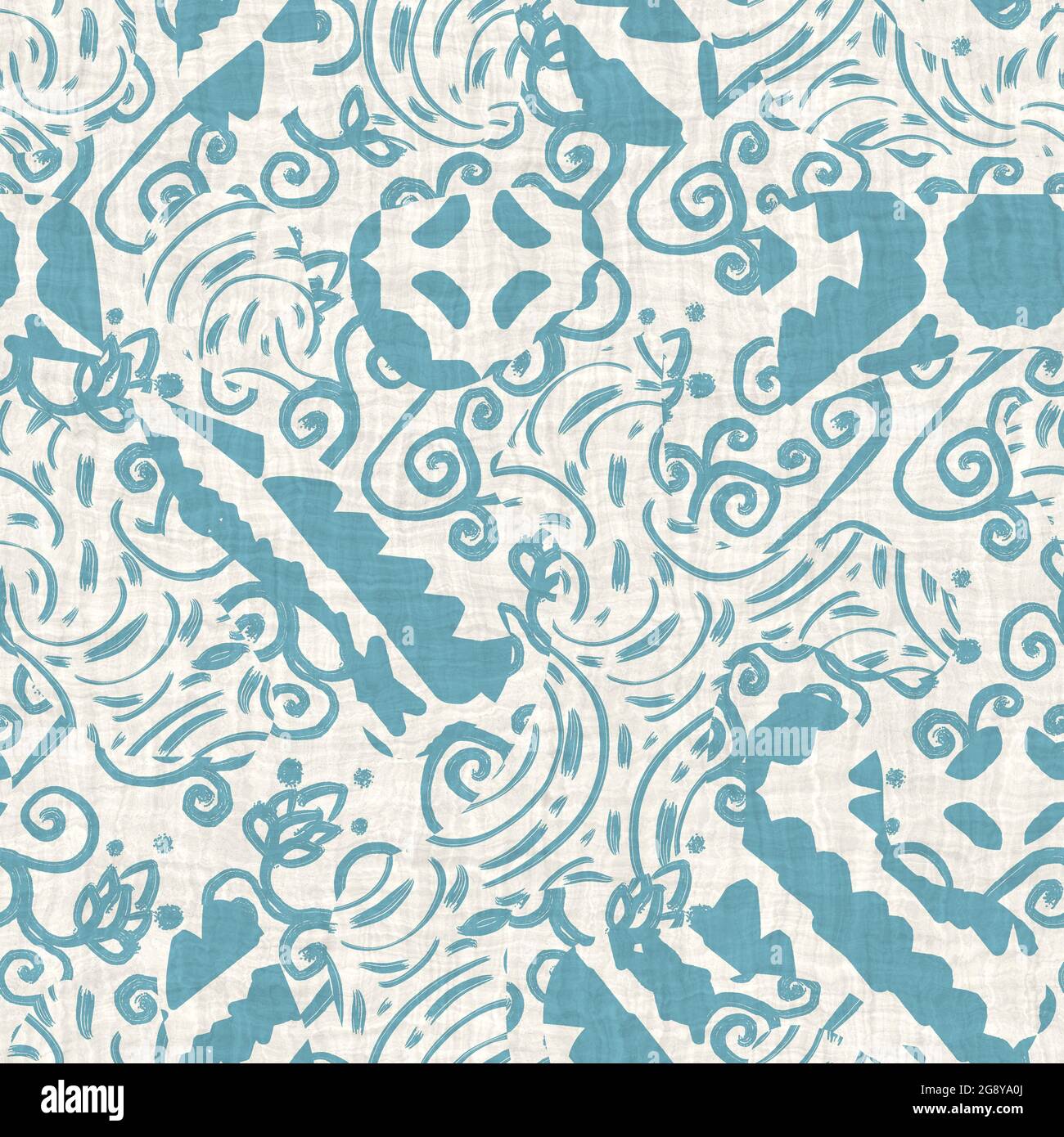 Seamless two tone hand drawn brushed effect pattern swatch Stock Photo ...